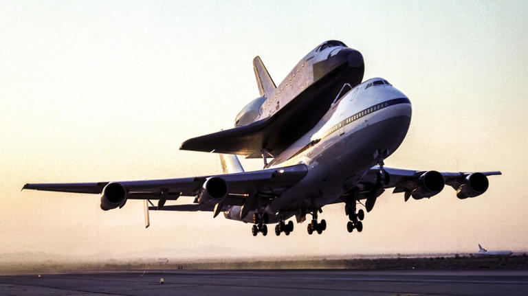 Why NASA's space shuttle hitched rides on top of a Boeing 747
