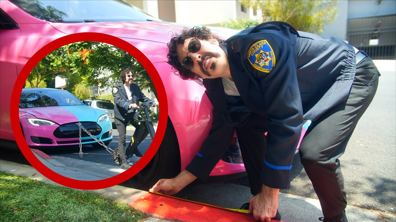 Parking guy takes his job too seriously