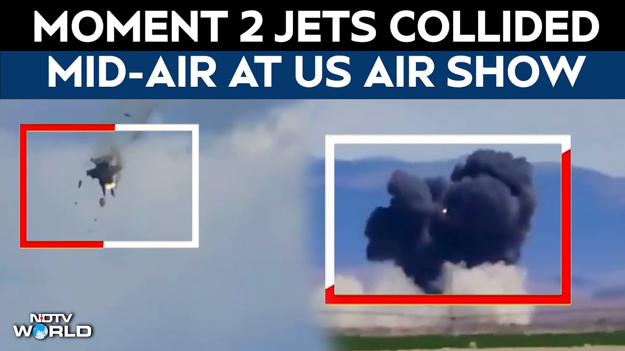 US jet crash | Mid-air collision between US Navy jets at Idaho air show ...