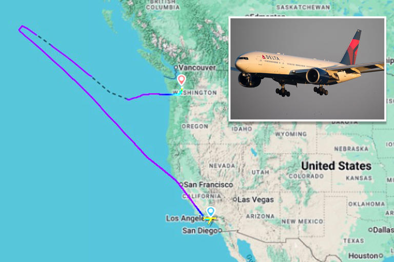 Shanghai-bound Delta flight forced to divert to Seattle over disruptive ...