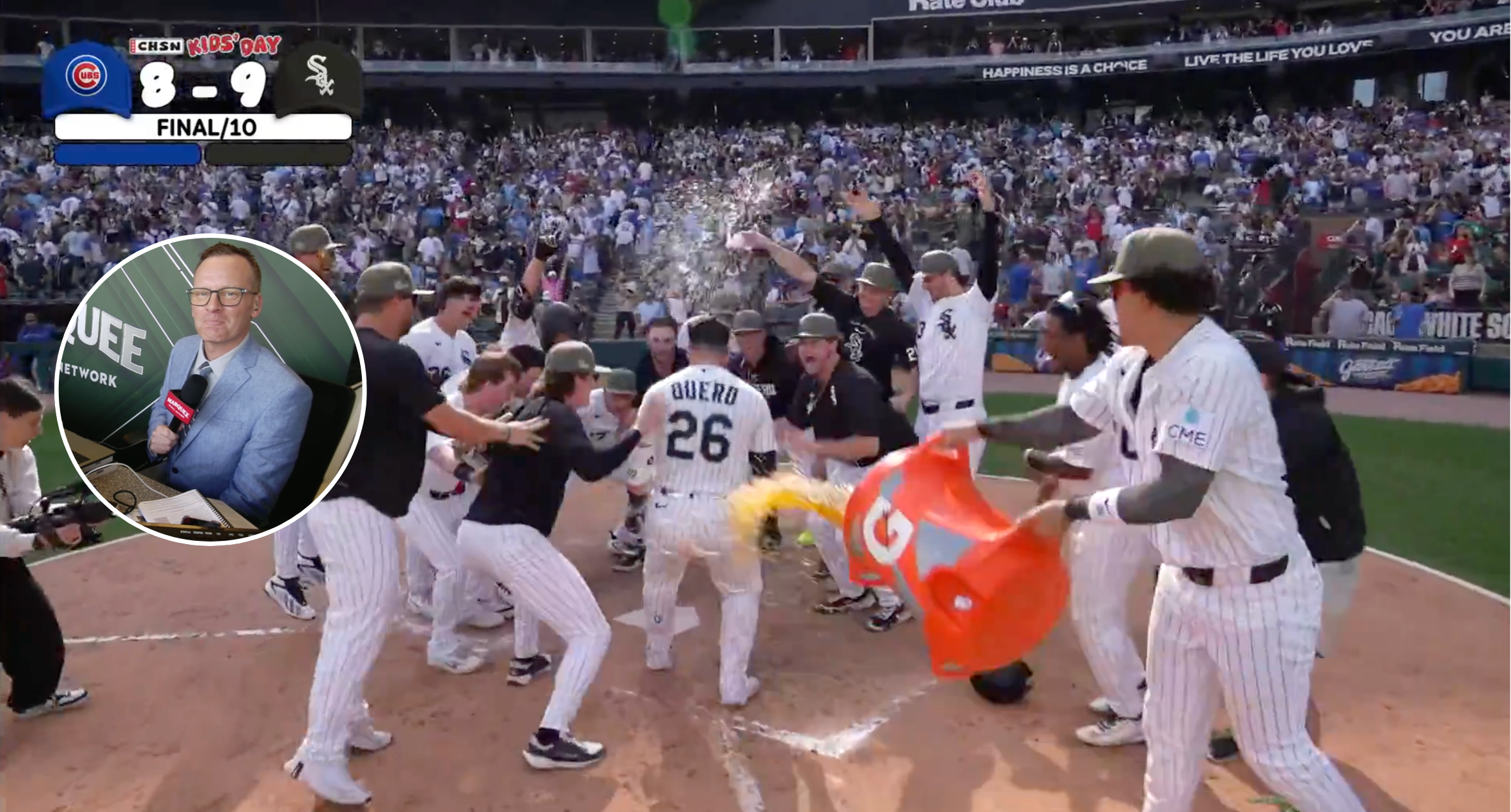 Former Cubs announcer goes wild on White Sox walk-off homer