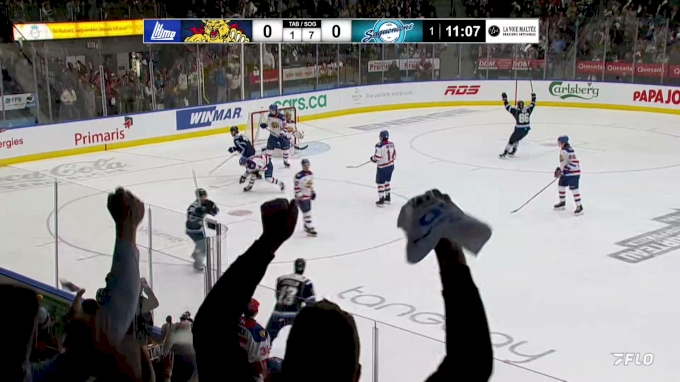 Chicoutimi gets on the board first in game 6 with net-front tip