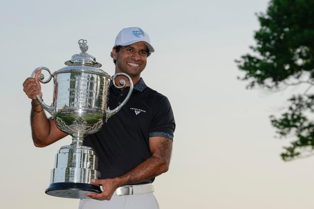 Golf fans react to Aaron Rai winning 2026 PGA Championship at Aronimink ...