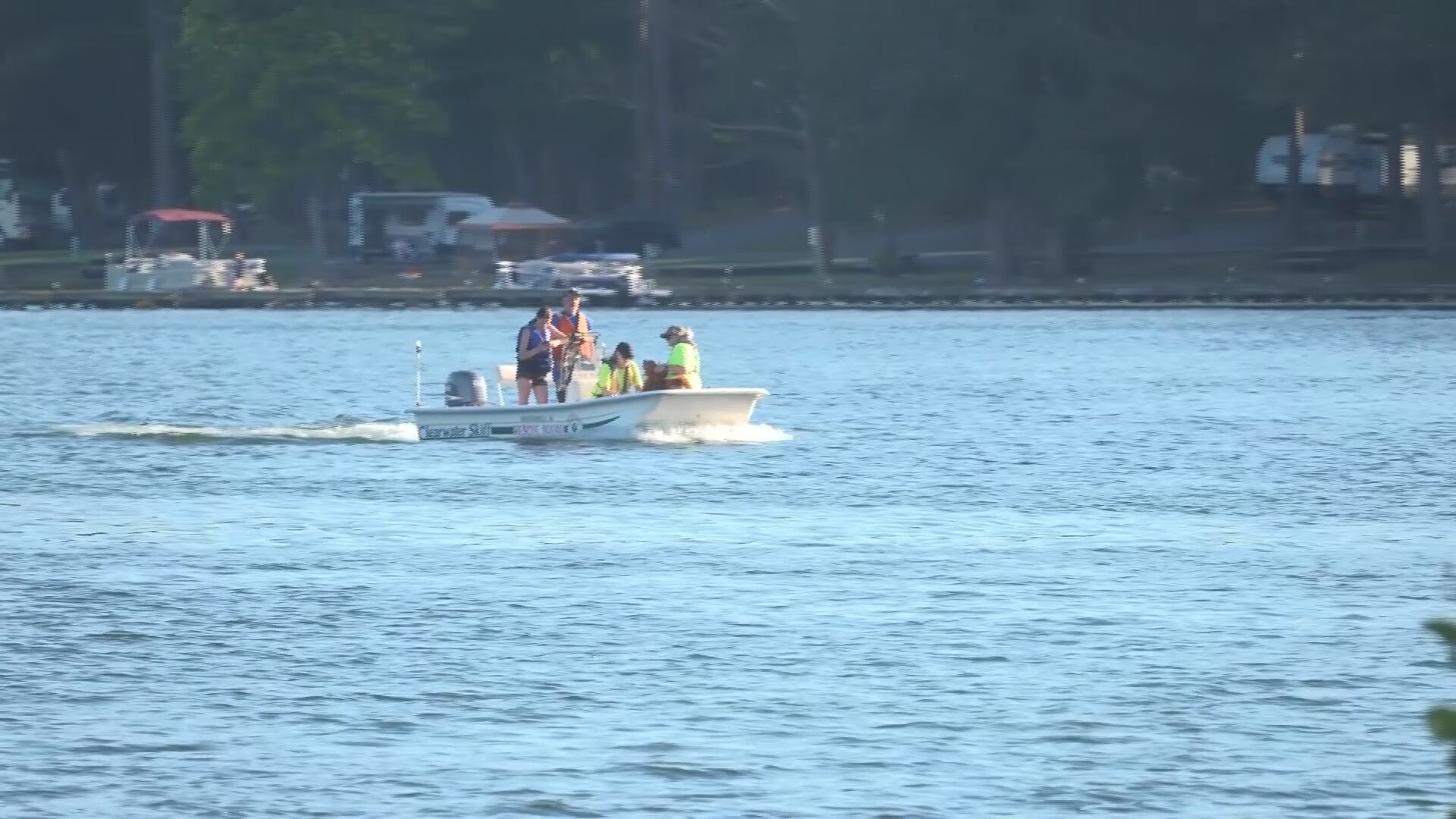 First responders on scene of drowning incident at lake in Marshall County