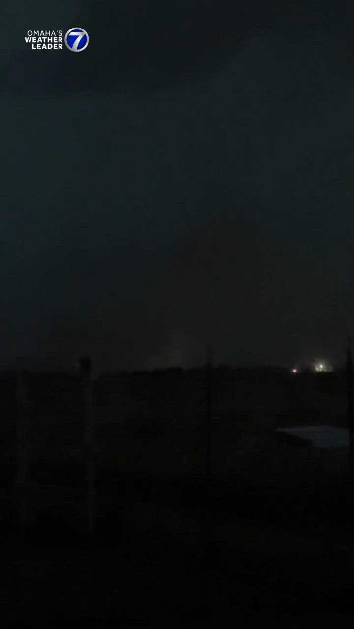 Video: Possible tornado near Plattsmouth during Sunday's severe weather