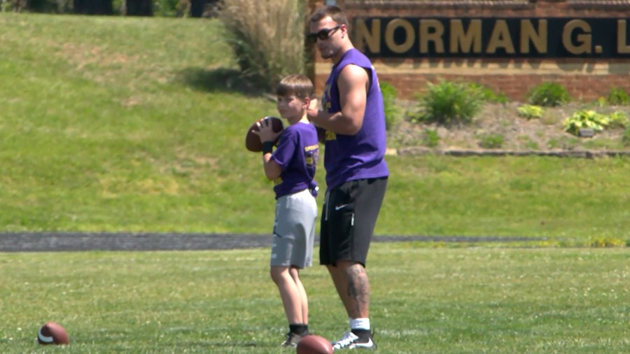 First-ever 'Landen Clark Give It Back' camp held in Radford