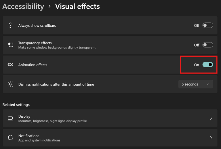 Windows 11 looks and runs better without transparency or animations ...