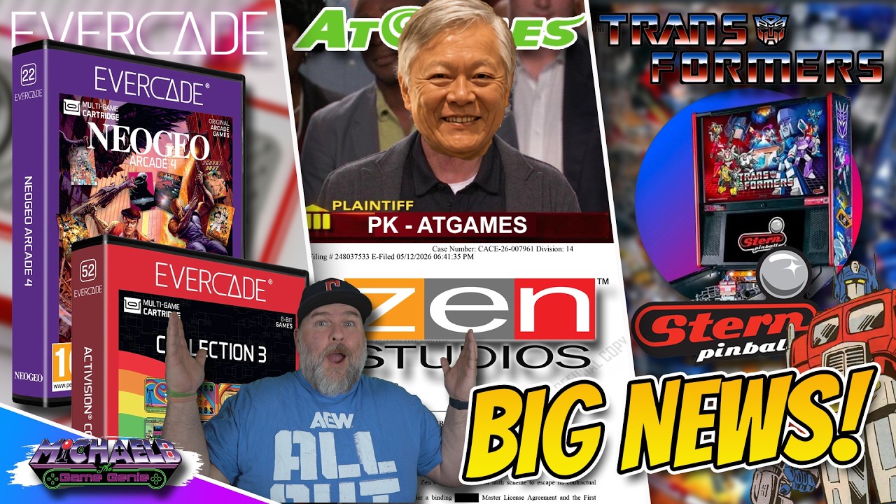 AtGames sues Zen Studios and pinball news update