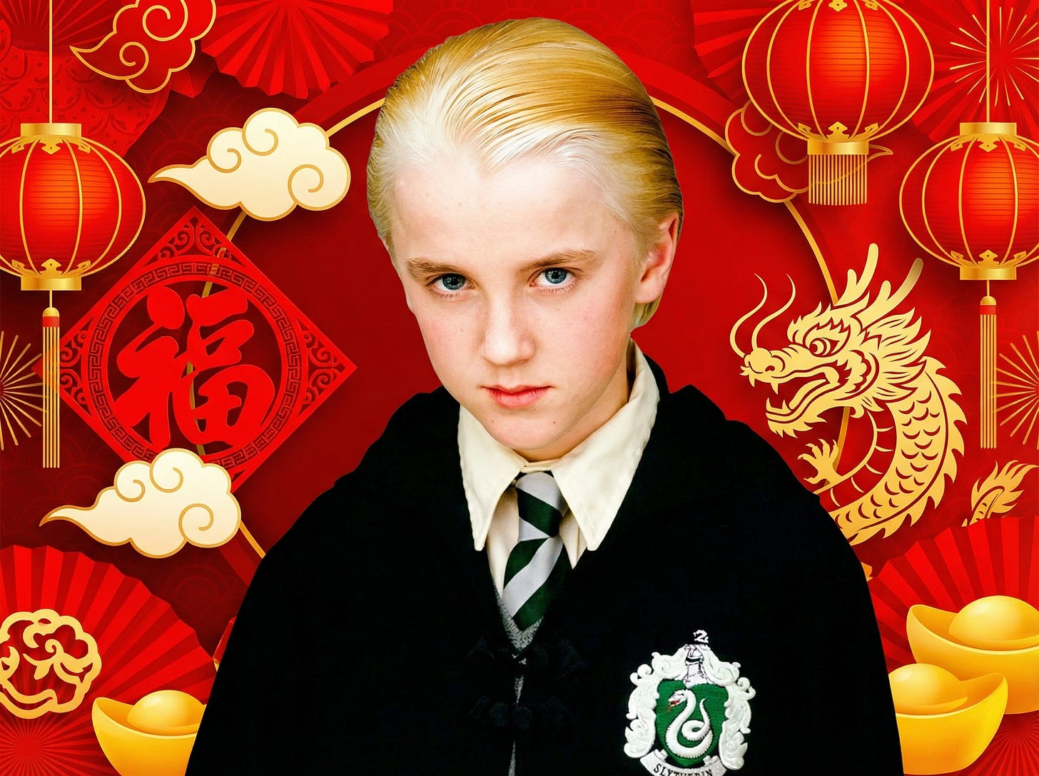 My father will hear about this: Draco Malfoy gallops into Chinese New ...