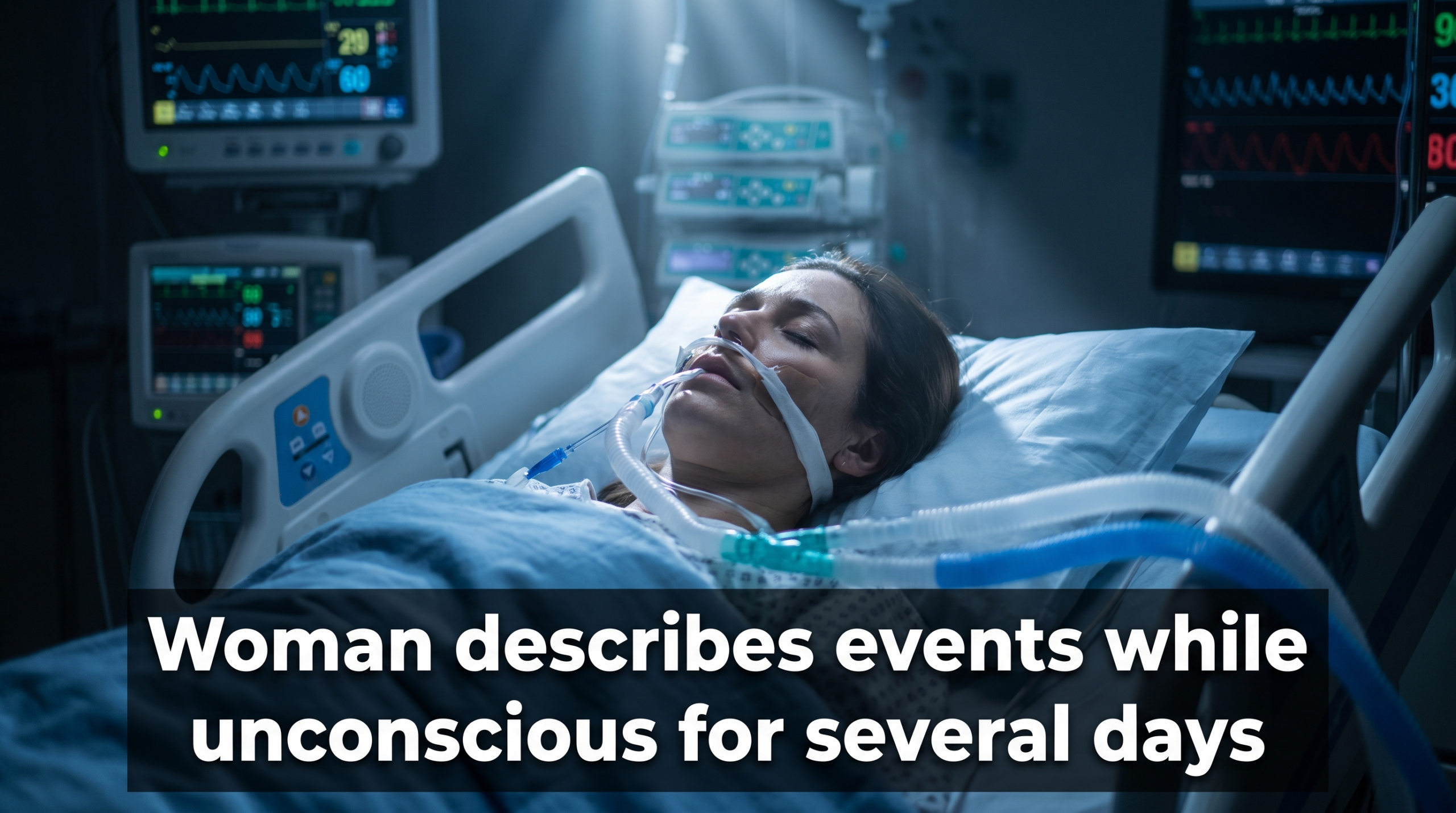 Woman describes events while unconscious for several days