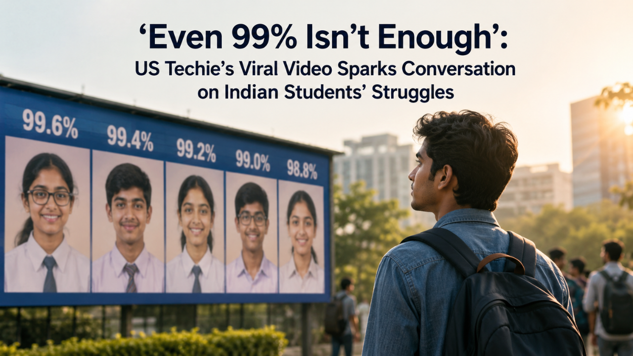 ‘Even 99% isn’t enough’: US techie’s viral video sparks conversation on ...
