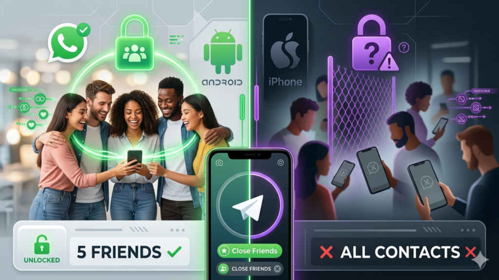 WhatsApp is testing close friends and custom lists for status updates ...