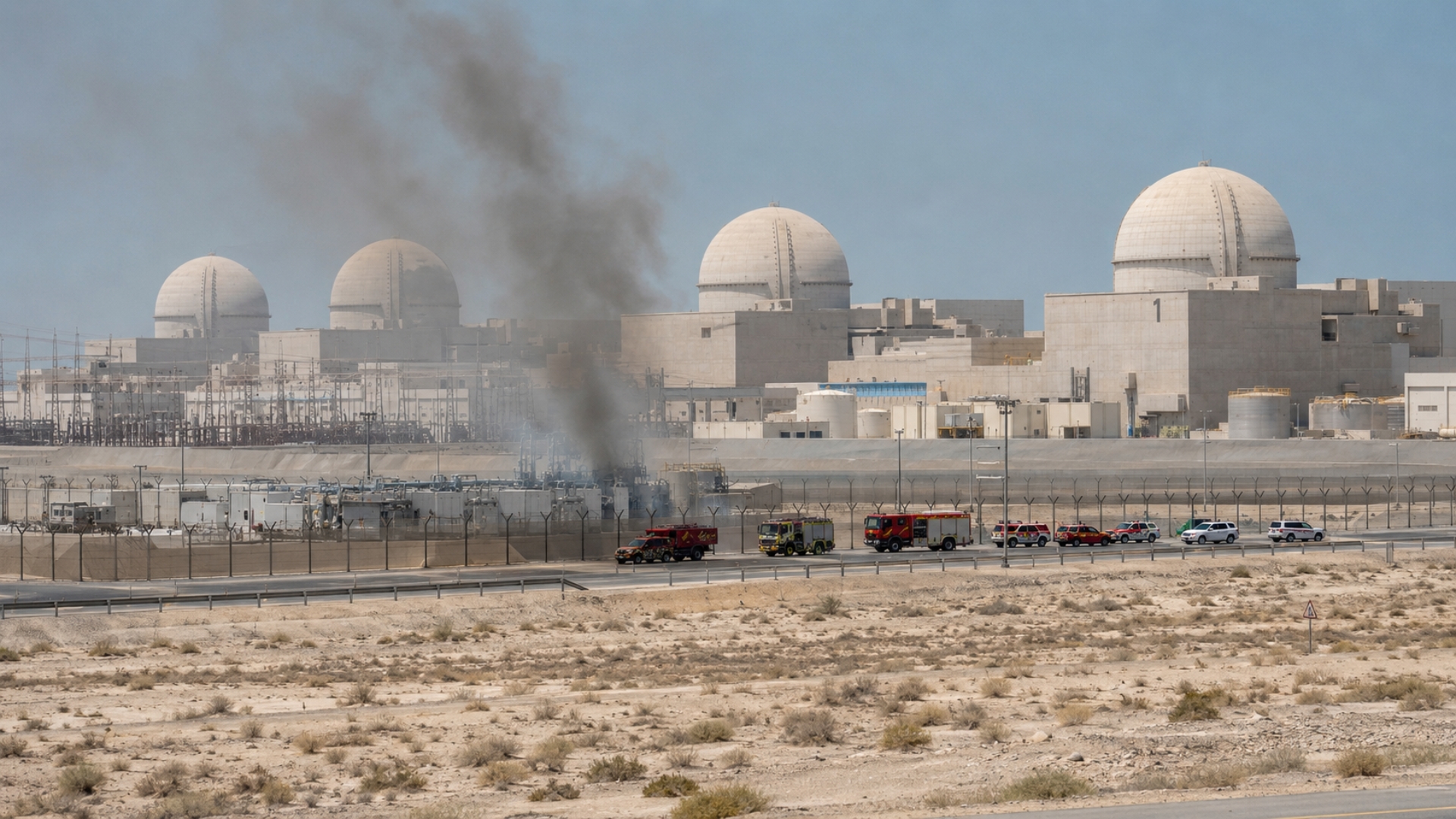 Drohnenangriff löst Feuer am Kernkraftwerk Barakah in den VAE aus