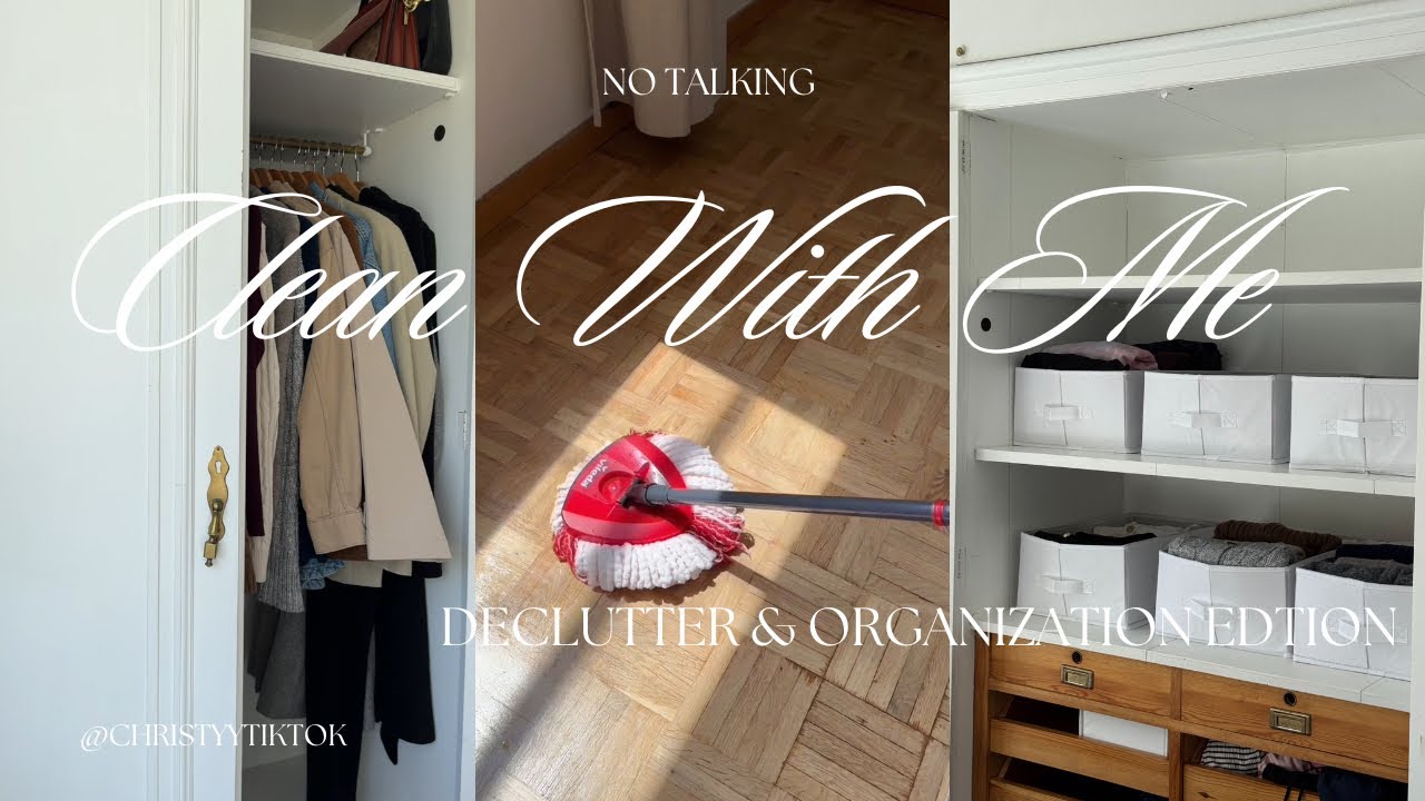 Clean and declutter with me during this moving journey