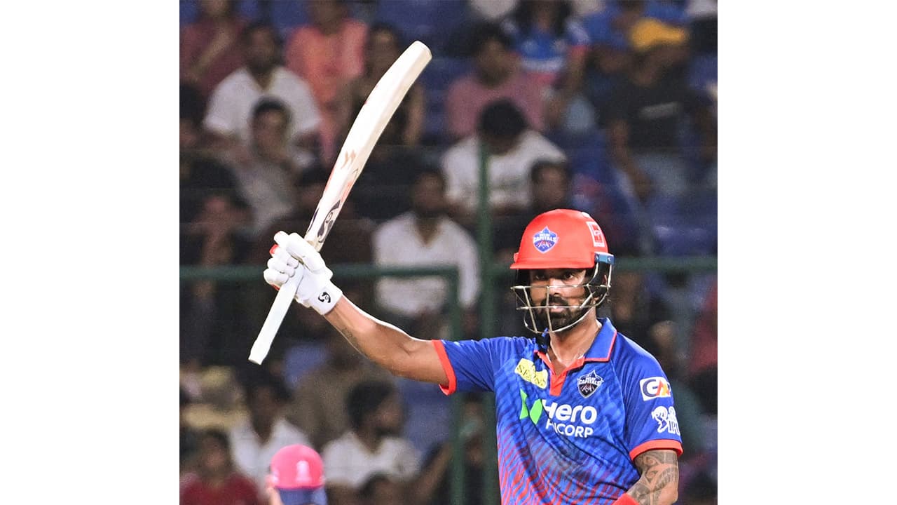 KL Rahul hits 50th fifty-plus score, eighth 500-run IPL season