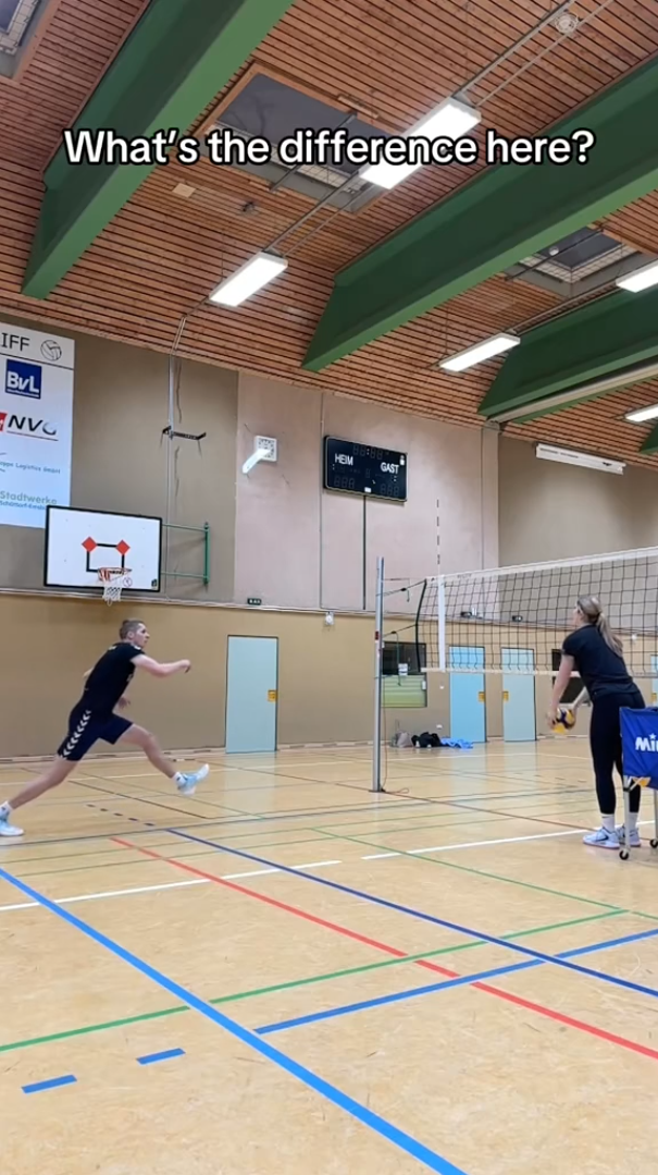 What did I change here: jump technique volleyball drill