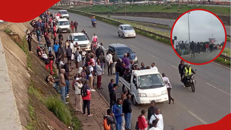 Fuel price protests: Kenyans trek to work as matatu strike takes effect