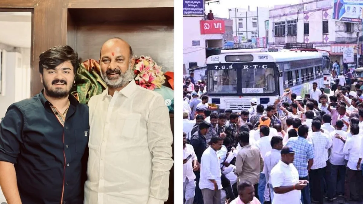 BRS takes to streets demanding Bandi Sanjay quit over son's arrest for ...