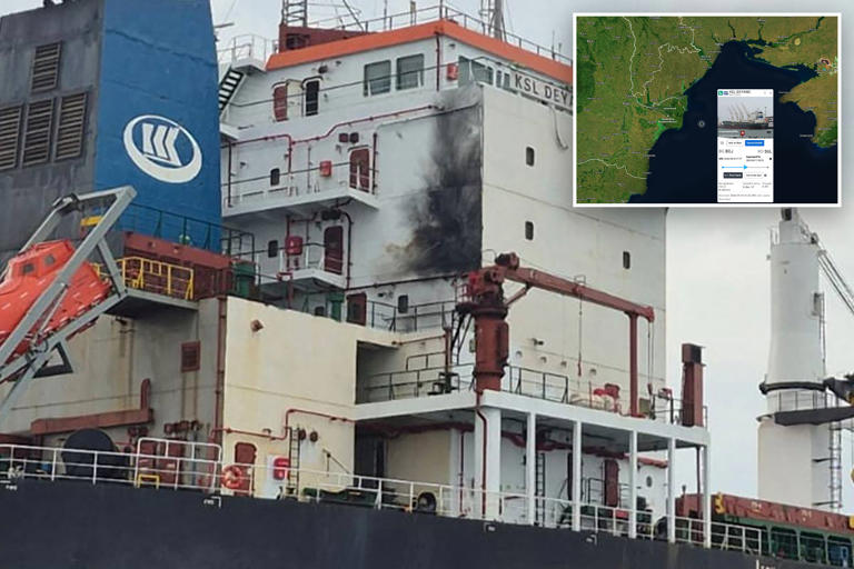 Russian drone strikes Chinese ship, Ukraine says, ahead of Putin’s ...