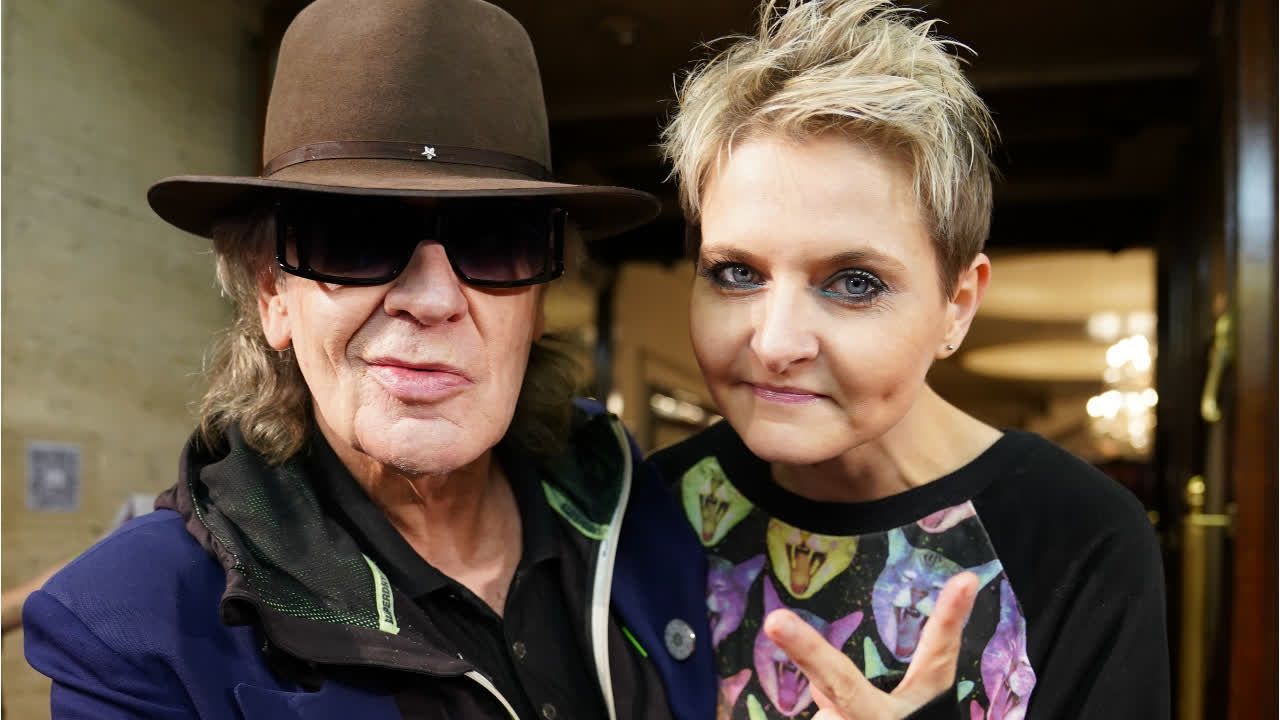 Seltenes Pärchenfoto von Udo Lindenberg und Freundin