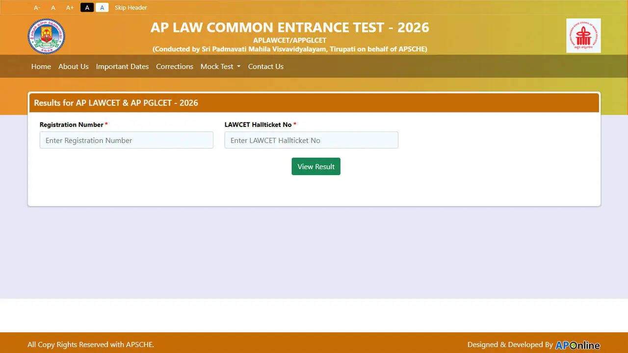 AP LAWCET and AP PGLCET 2026 results announced with 80 per cent overall ...