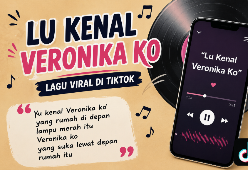 Lirik dan makna lagu Lu Kenal Veronika Ko yang viral di TikTok