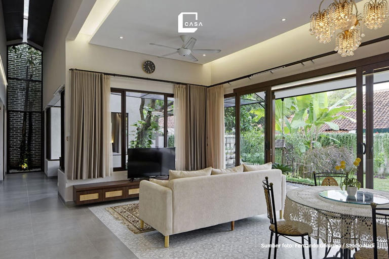 Hunian masa kini dengan rumah minimalis sederhana di desa