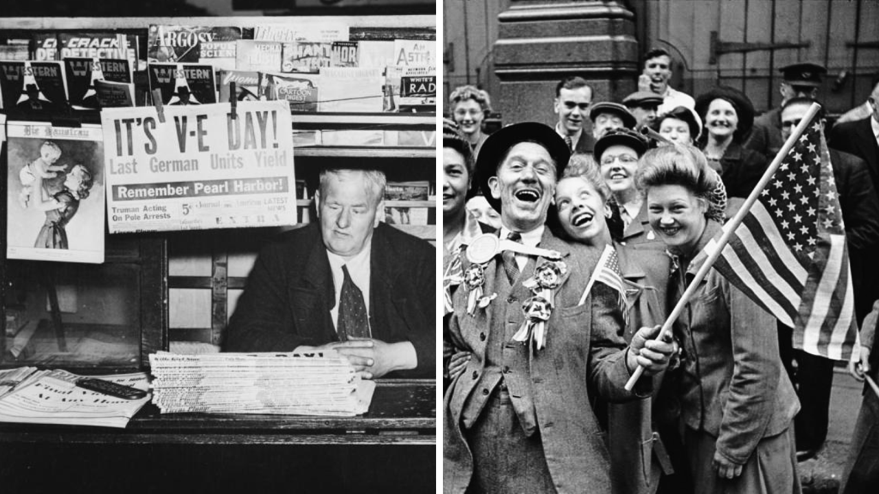 30 powerful photos from the day World War II ended