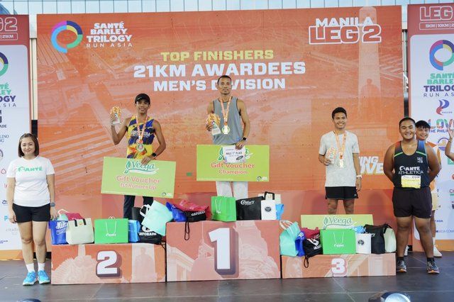 Mendioro, Roda win Sante Barley Trilogy Run Manila leg 2
