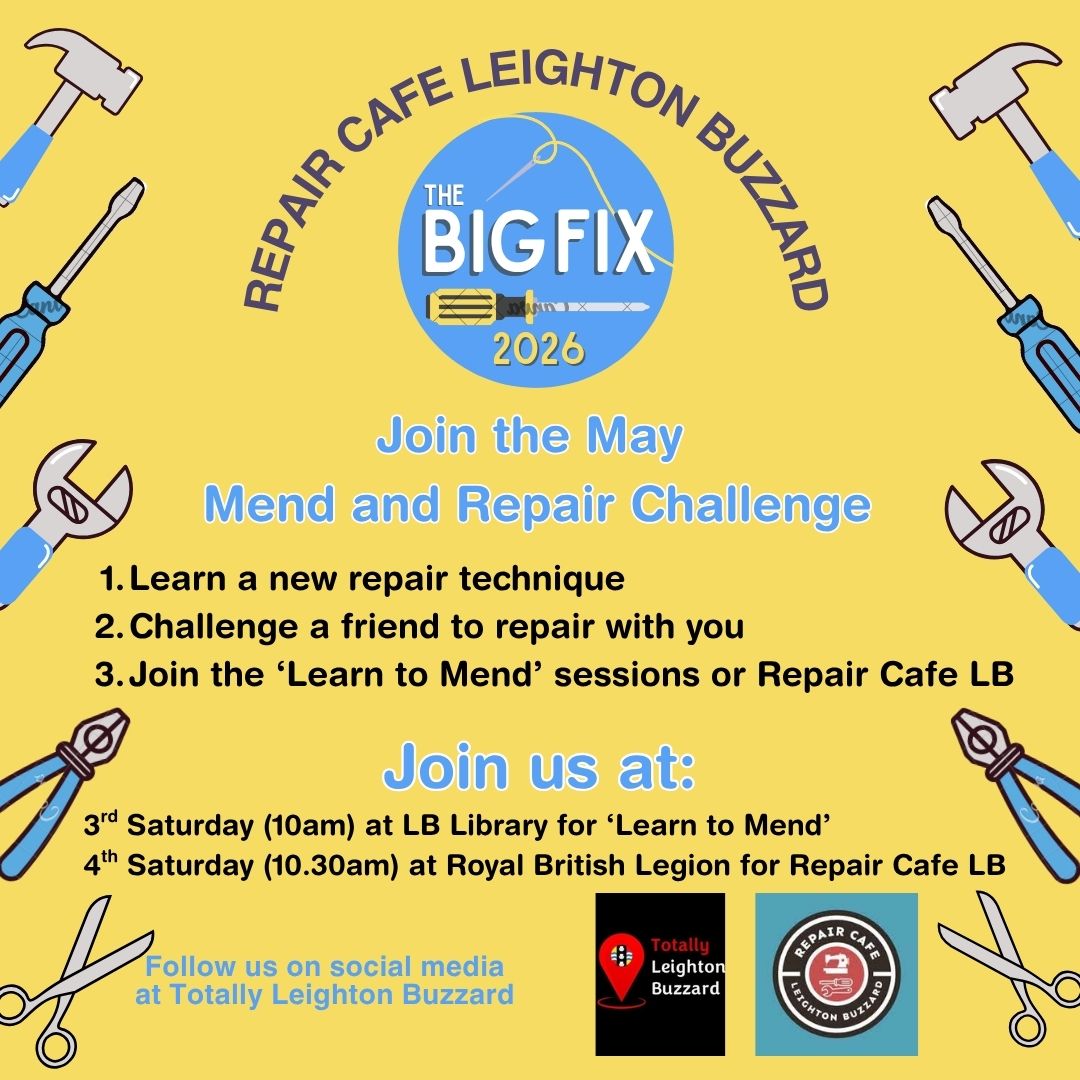 May is "Big Fix Month" — take part in our May mend and repair challenge