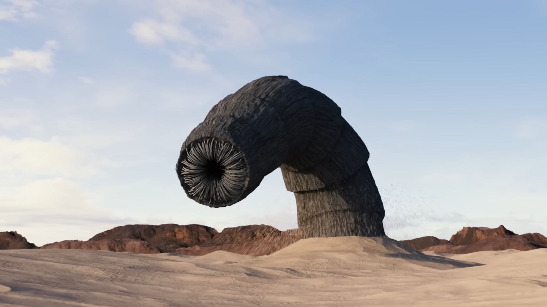 This creature detects vibrations and explodes from beneath the desert