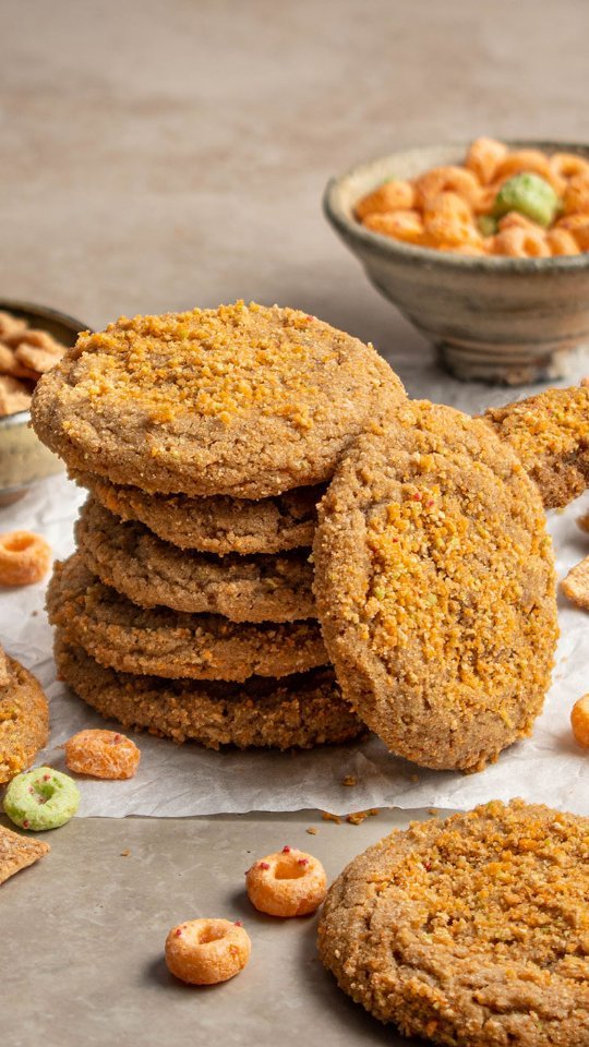 Ultimate Apple Jacks & Cinnamon Toast Crunch cookies