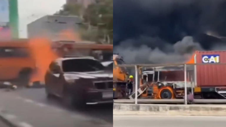 Thailand train crash: 8 dead as bus hit, fuel tank explodes!