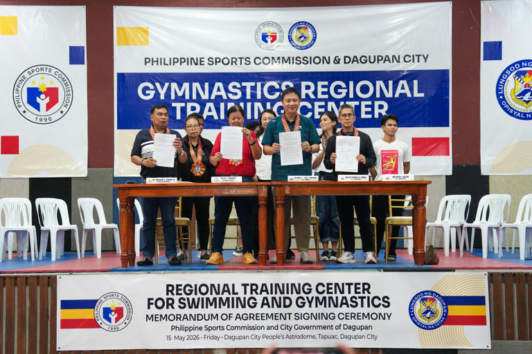 Regional training center for gymnastics, swimming launched in Dagupan