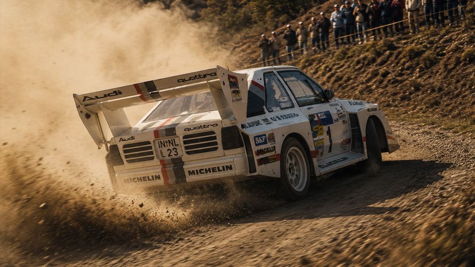 Audi Quattro S1 E2 5-Zylinder-Sound bei Volllast