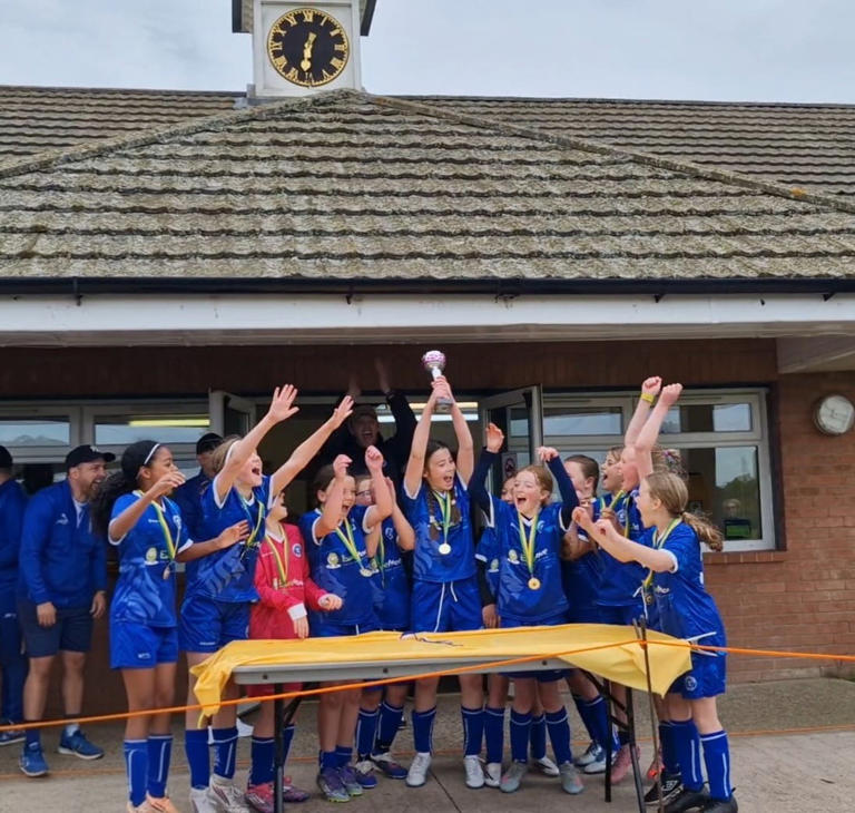Leamington Lions girls are crowned CWGFL Spring Cup champions