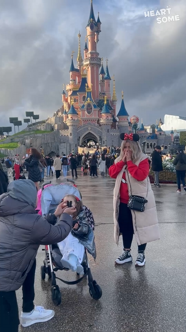 Magical Disneyland surprise proposal that feels like a fairytale
