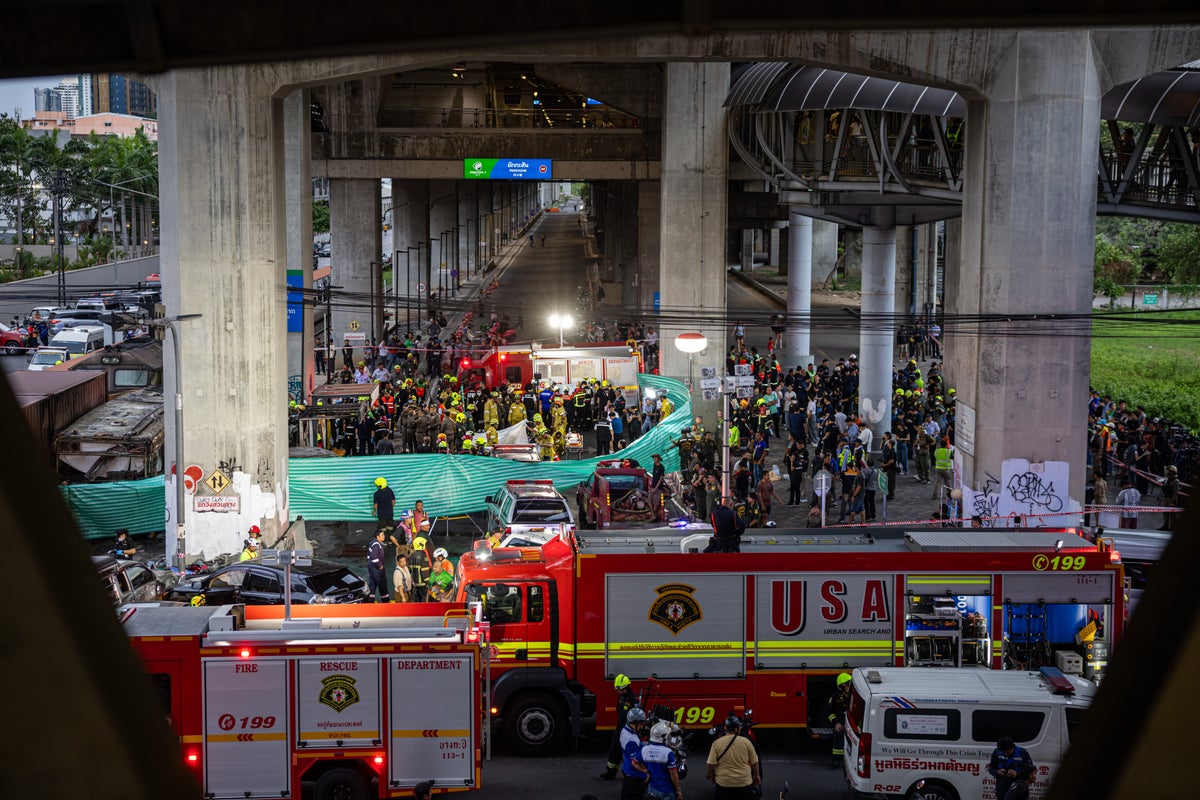 Driver charged after Bangkok freight train crash kills 8