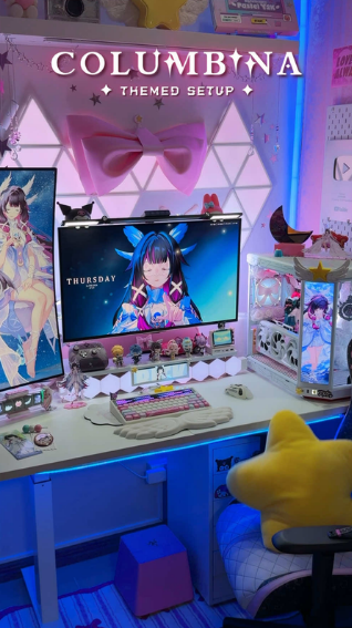 My dreamy Columbina themed battlestation setup