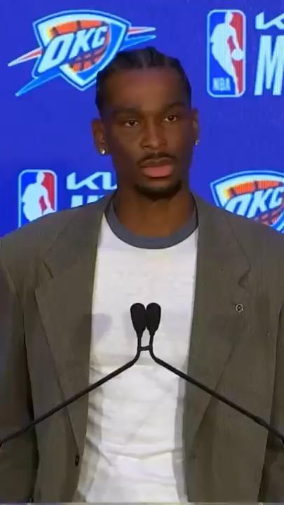 'One day the NBA will stop and I'll have to be Shai again' - SGA on ...