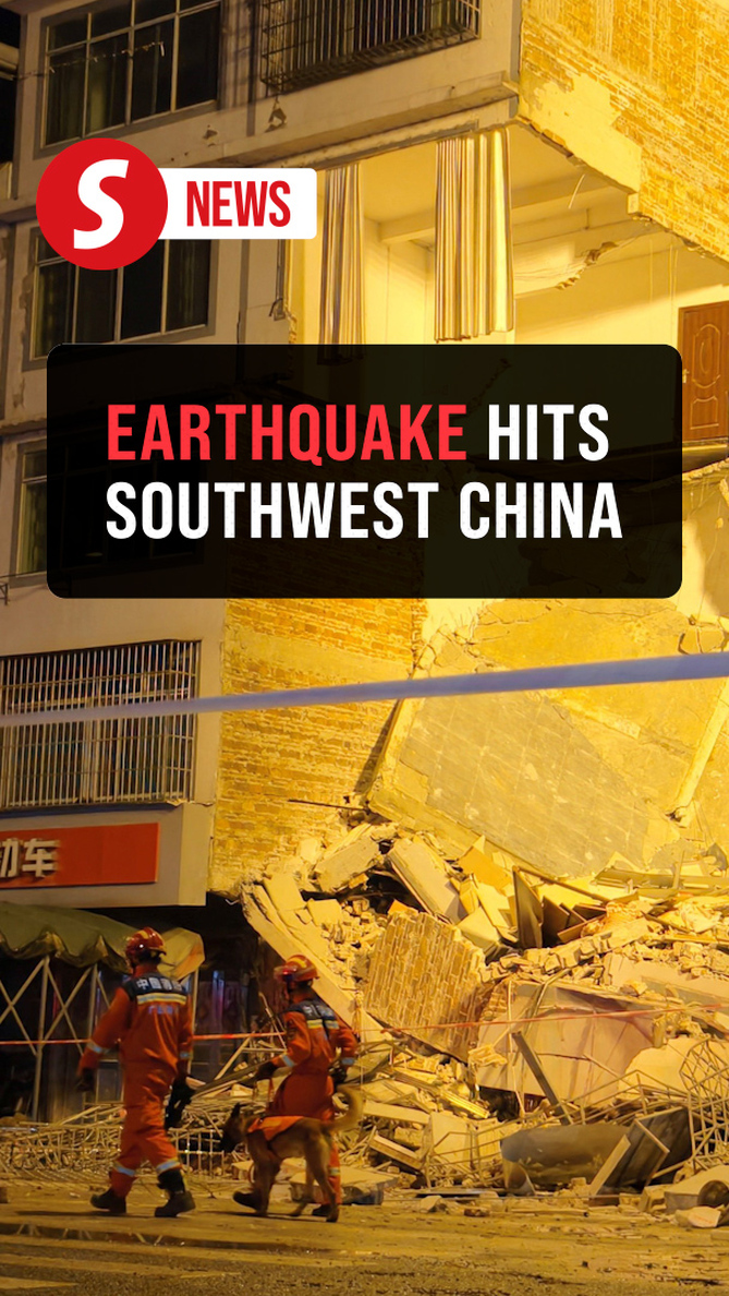 Eyewitness video shows collapsed building in China's Liuzhou city after ...