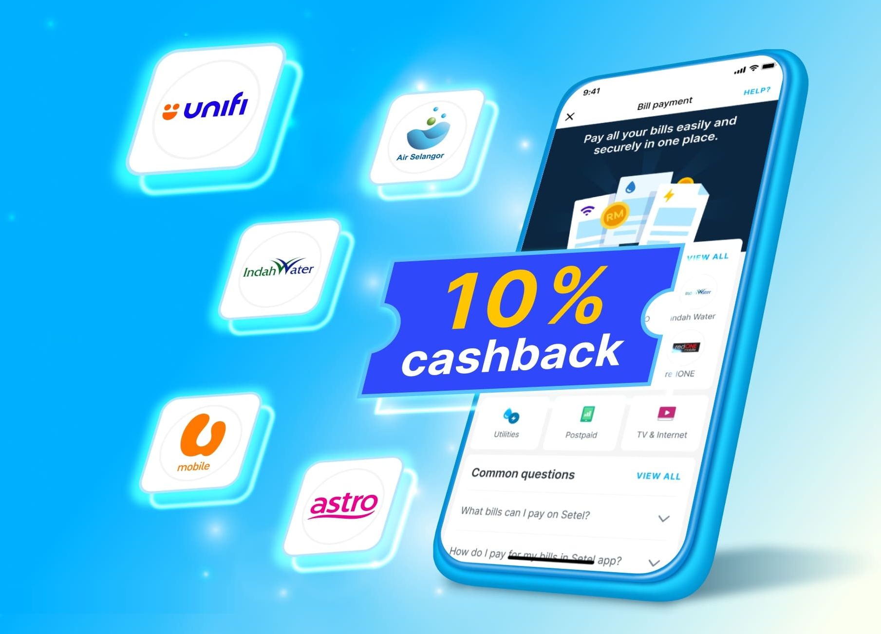 Setel app now lets you pay utility and broadband bills, now with 10% ...
