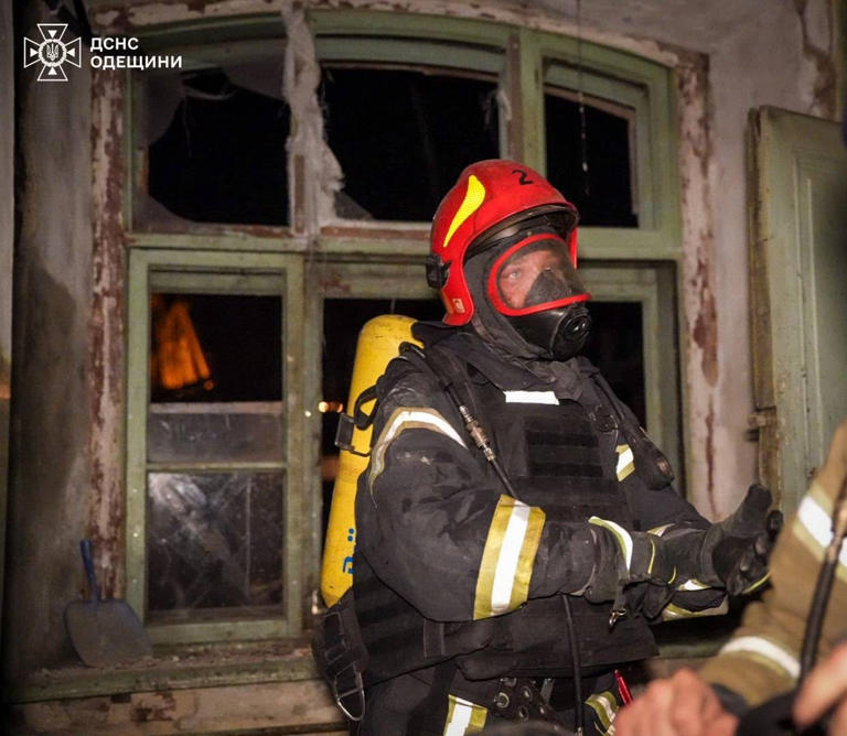 Residential buildings hit in Russian attack on Odesa: Two people ...