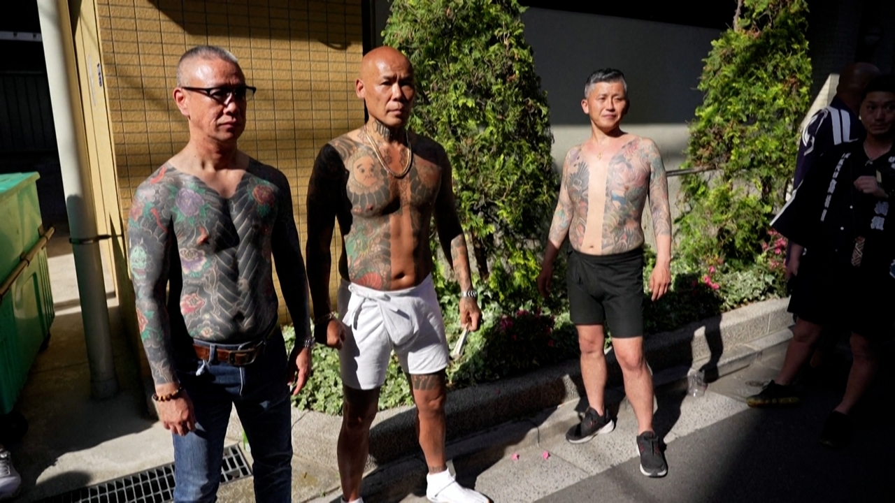 Tokyo's Sanja Festival brings out traditional tattoos