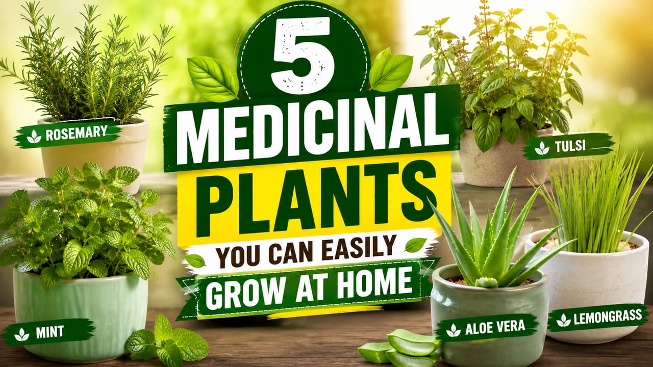 Rosemary to aloe vera: 5 medicinal plants you can easily grow at home