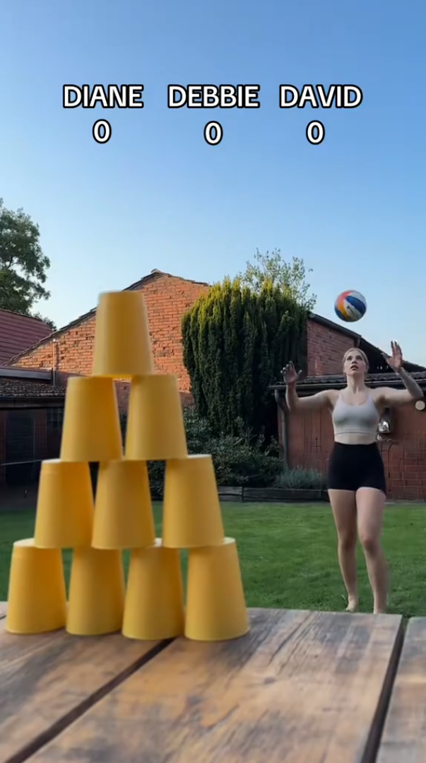 Who won this volleyball challenge? Guess the result