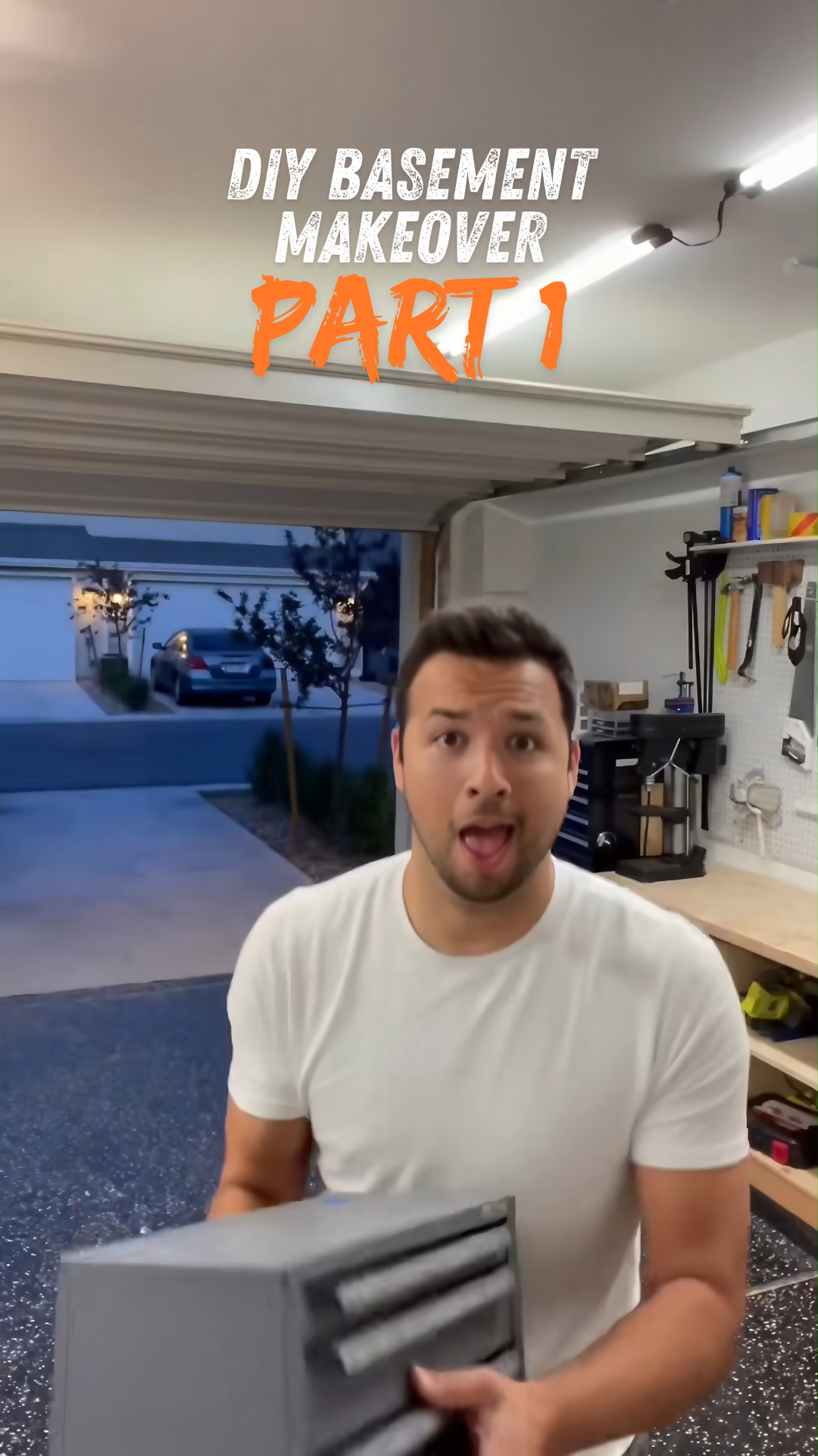 DIY basement makeover part 1