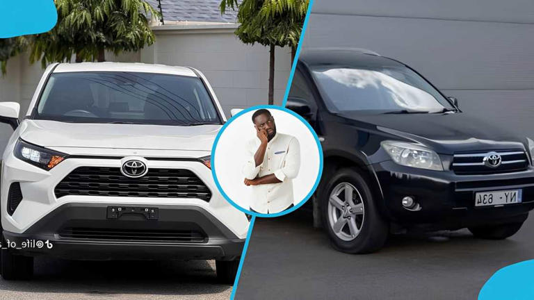 Latest prices of Toyota RAV4 models in Ghana from old to new generation