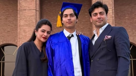 Fawad Khan and wife Sadaf beam with pride at their son Ayaan’s ...