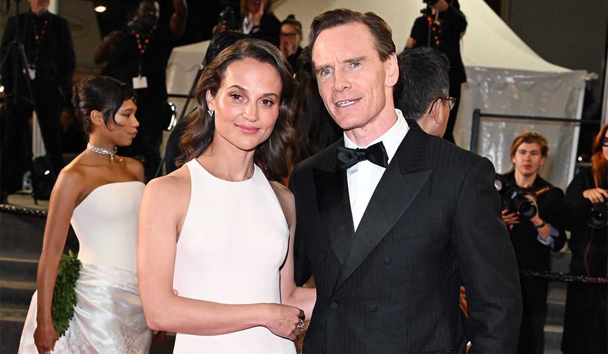 Michael Fassbender and wife Alicia beam at Cannes after joint movie ...